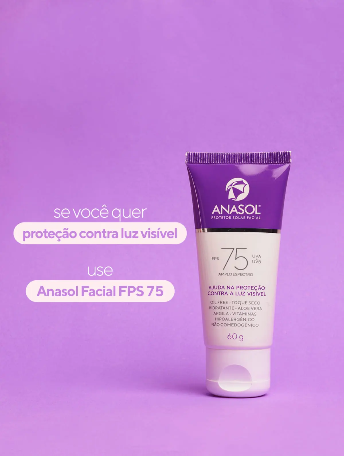 Anasol kit antipoluição e luz azul - ANASOL